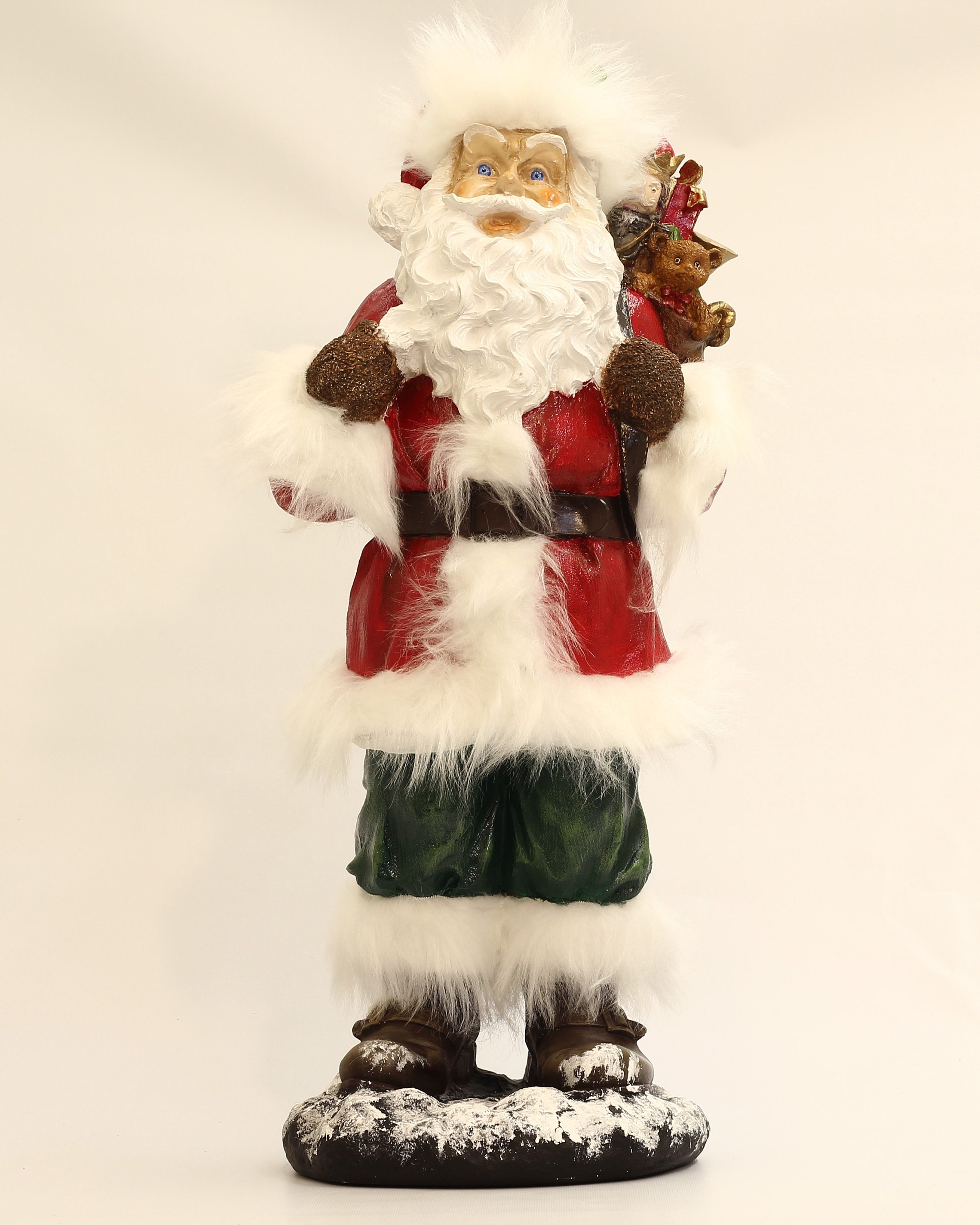 Huge Santa Claus Handmade Statue, 31.7 Inches Large Sculpture ...