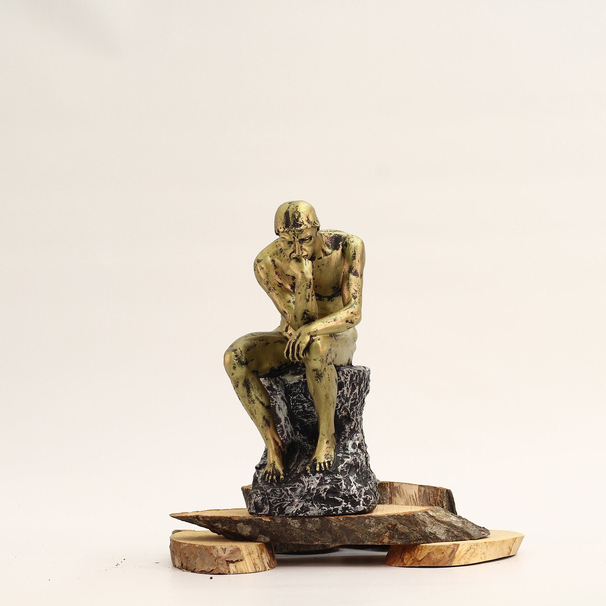 Rodin the Thinker Statue Thinking Man Sculpture Home Decor Statue Art ...