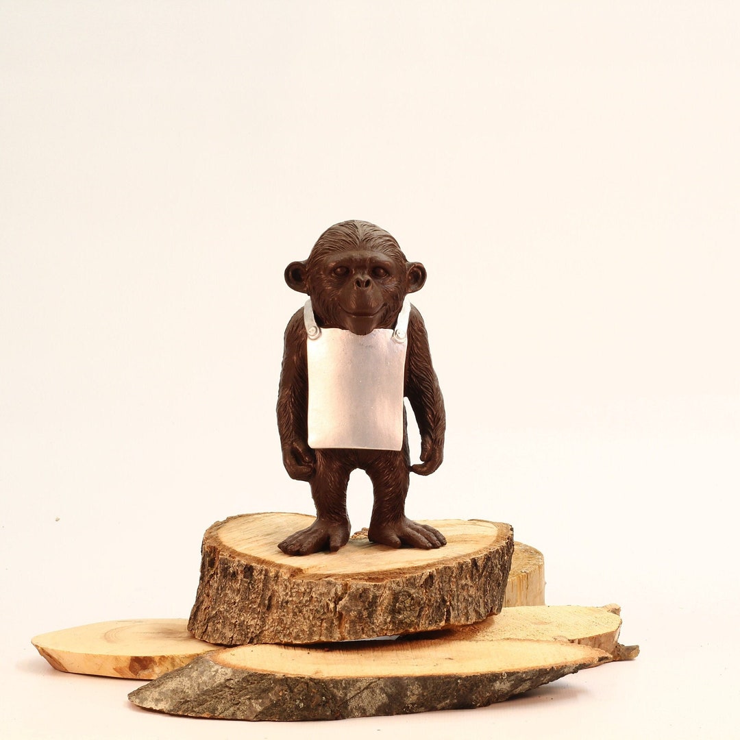 Monkey Statue - Animal Figure - Handmade Statue - Animal Sculpture - Etsy