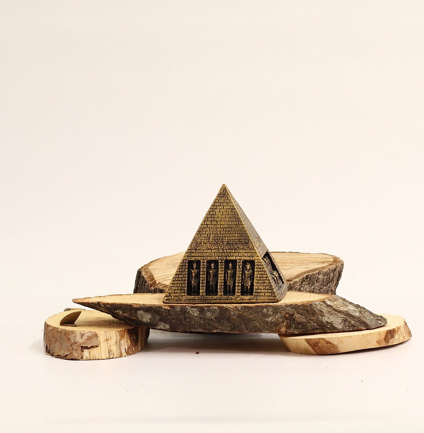 Set of Egyptian Pyramid and Obelisk Statue Ancient Egypt Home Decor ...