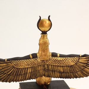 Gold Winged Isis Statue - Ancient Egyptian Elegance and Protection - Etsy