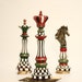 Chess Figurine Set Statue king, Queen and Knight Figurine Unique Chess ...
