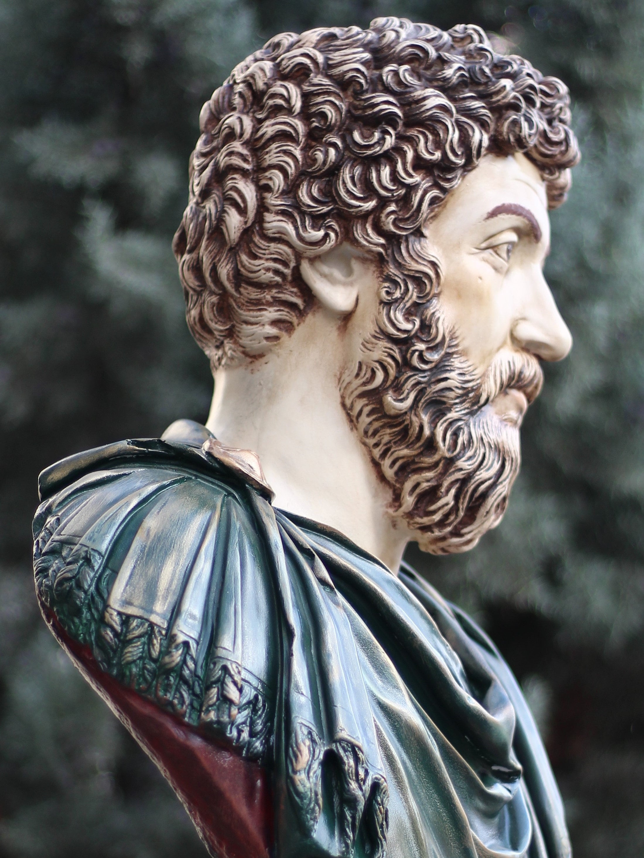 Huge Handmade Marcus Aurelius Statue 34 Inches Large Sculpture Roman ...