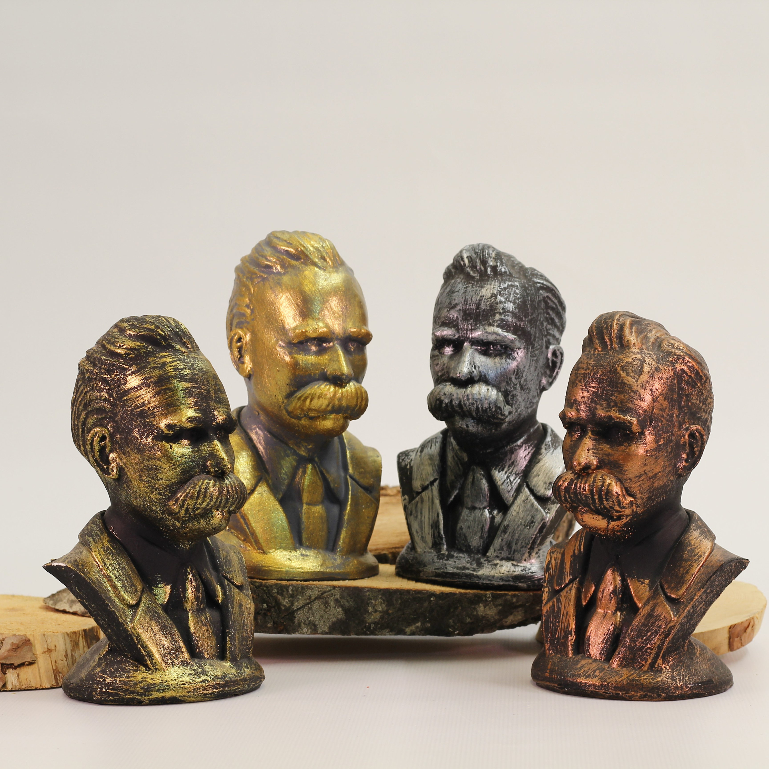 Friedrich Nietzsche Statue in 4 Different Colors Philosopher - Etsy