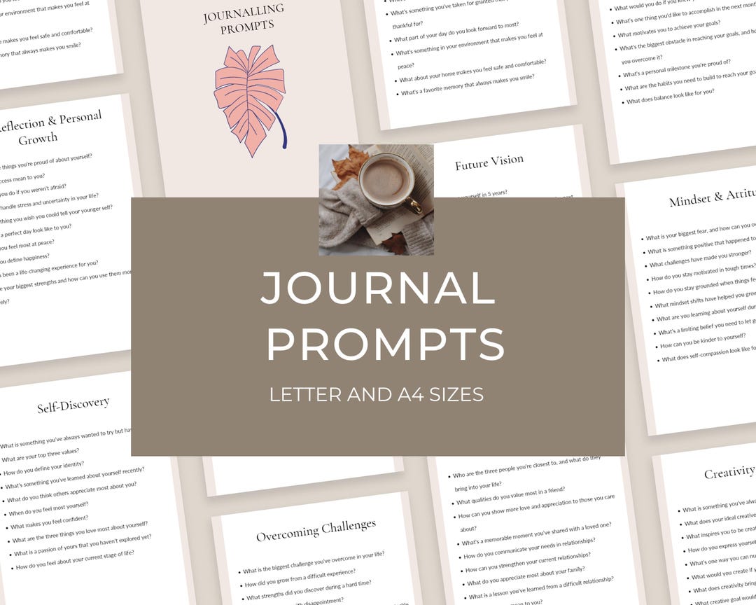 Self-discovery Journal Prompts: Printable Guide for Beginners' Healing ...