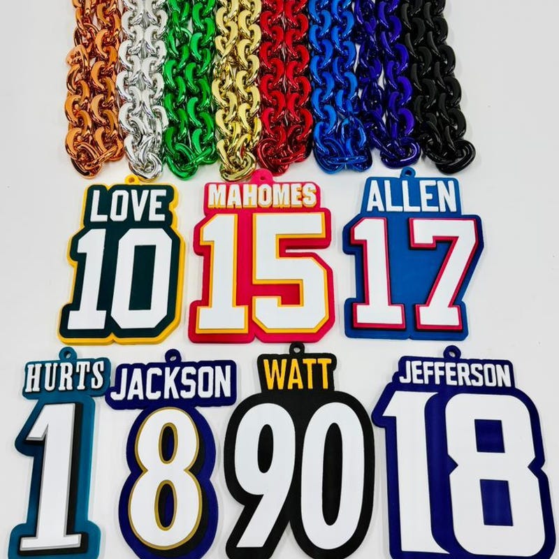 Justin Jeffersons Necklace - Etsy