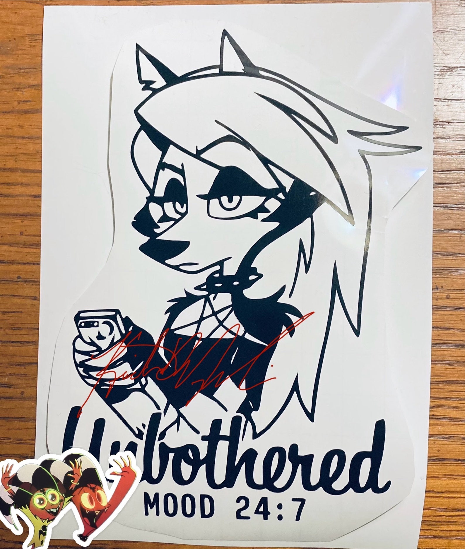 Loona Unbothered Permanent Vinyl Decal - Etsy