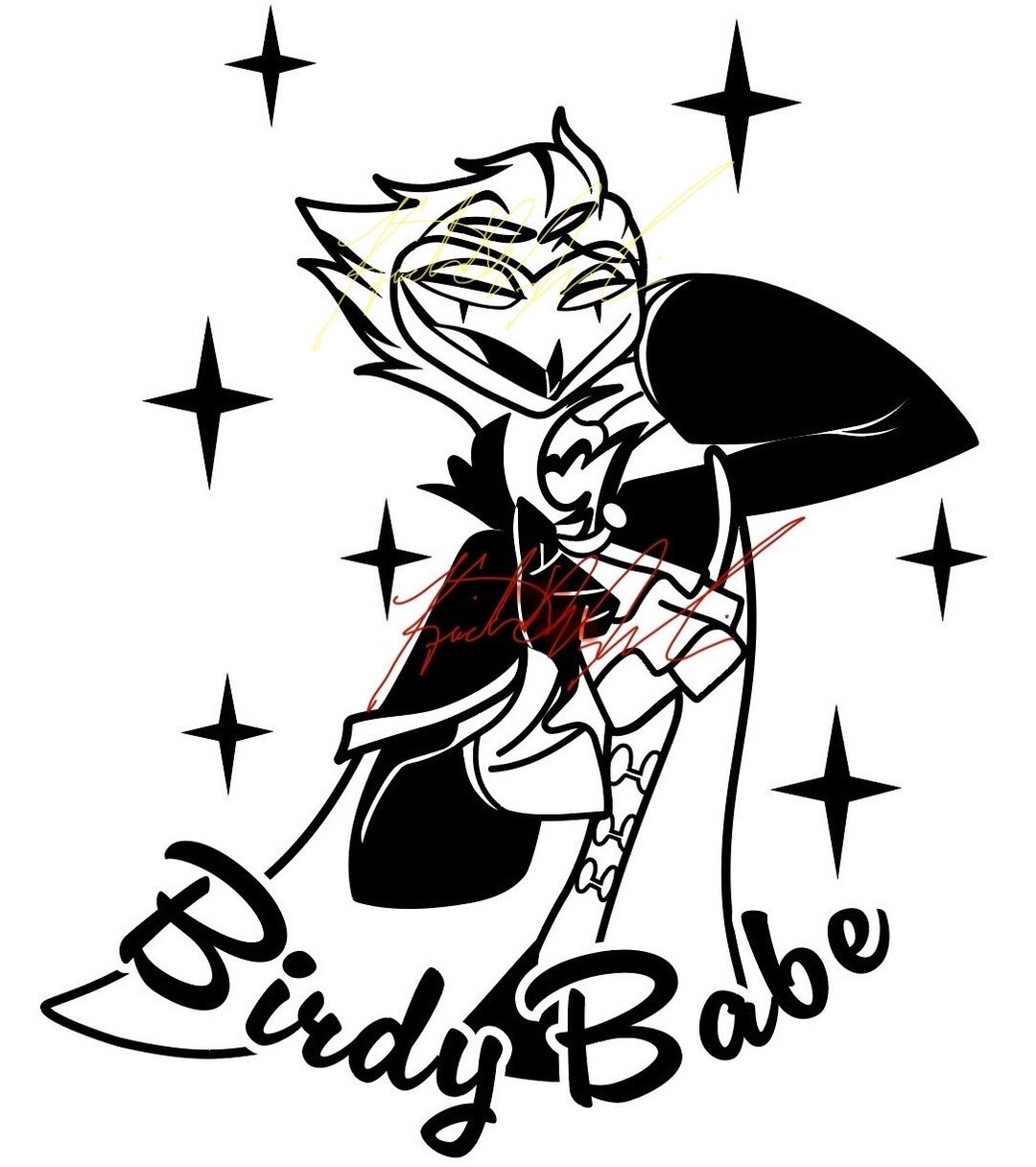 Stolas Birdy Babe Permanent Vinyl Decal - Etsy