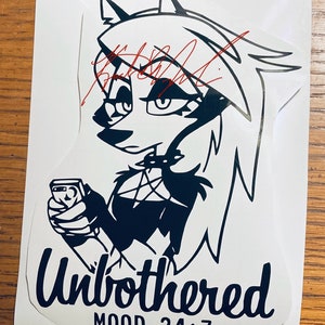 Loona Unbothered Permanent Vinyl Decal - Etsy
