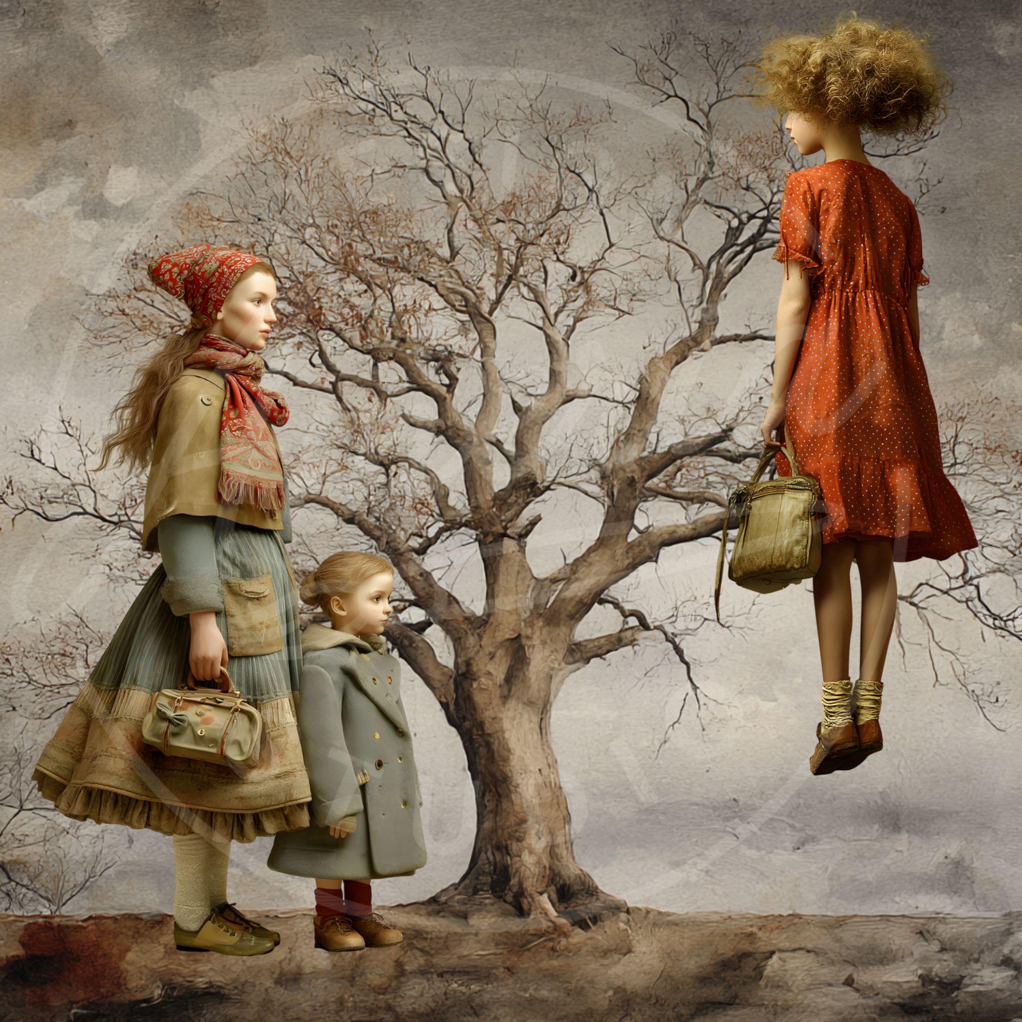 Vintage Whimsical Clipart Bundle – Daydream Escape Vol.1 | Surreal ...
