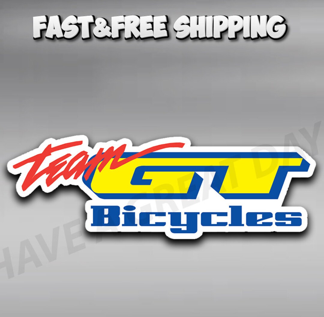 GT Bikes Team GT Logo Sticker Van Halen Vinyl Decal 10 Sizes FREE ...