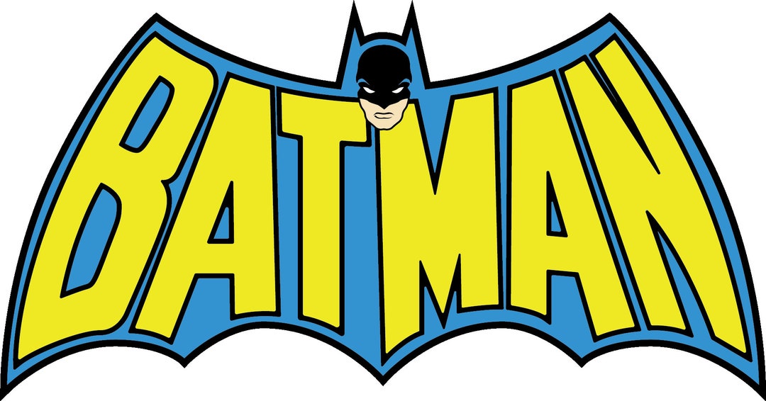 Batman Retro Logo Sticker / Vinyl Decal 10 Sizes Free Shipping - Etsy