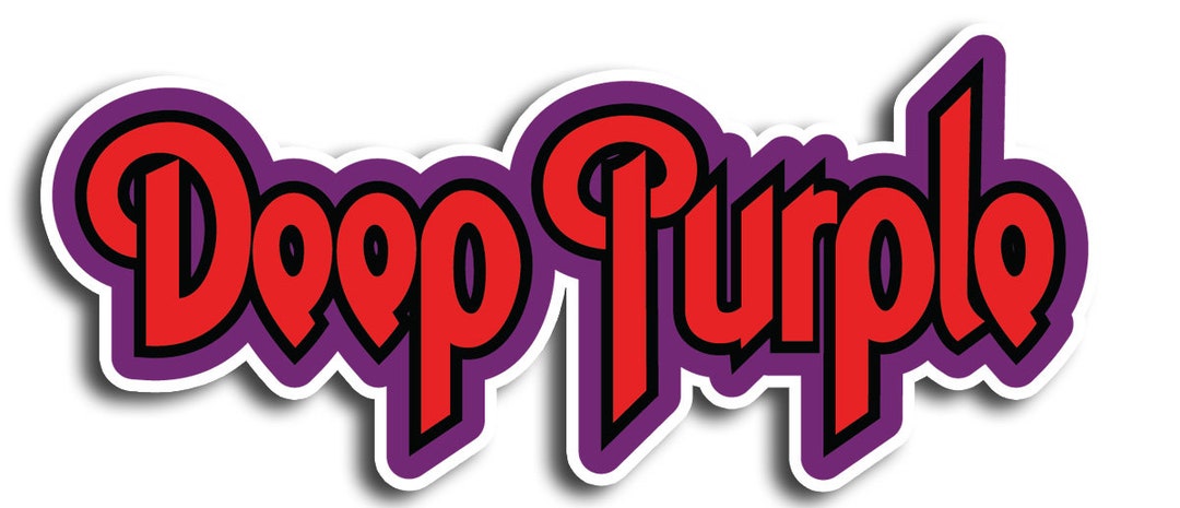 Deep Purple Logo Sticker Vinyl Decal 10 Sizes - Etsy