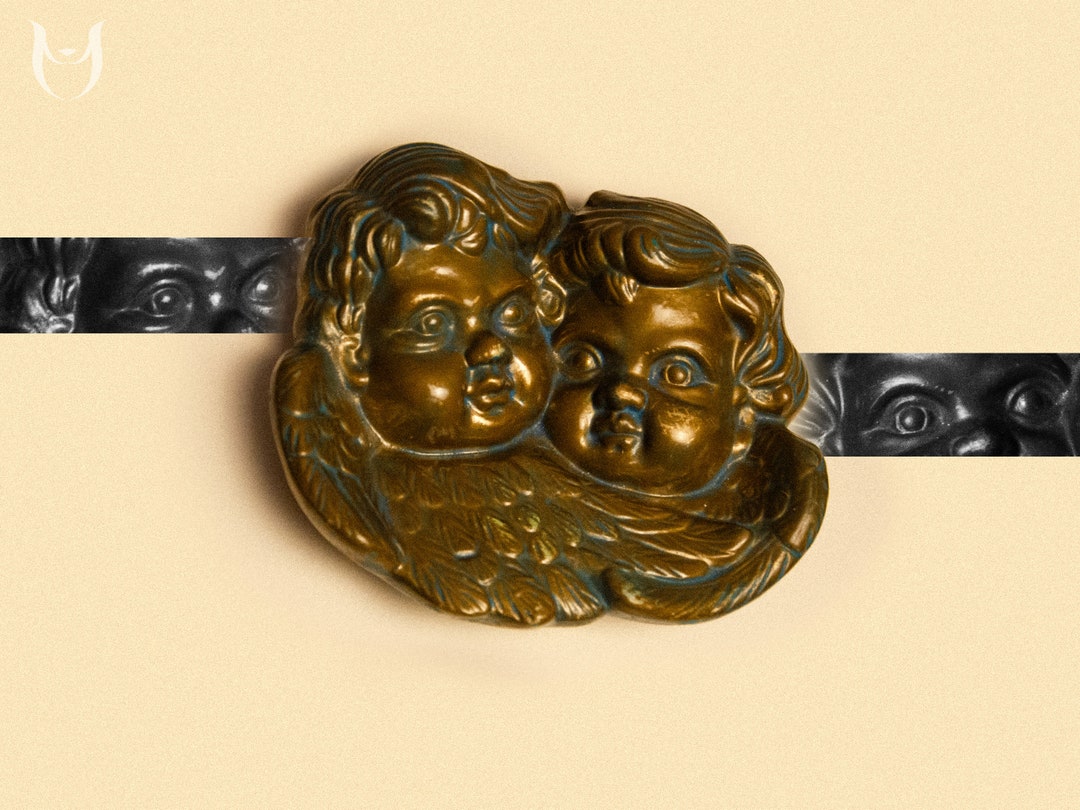 Married Angel Statue, Beloved Luck Statue, Love Angel Statue, Wall ...