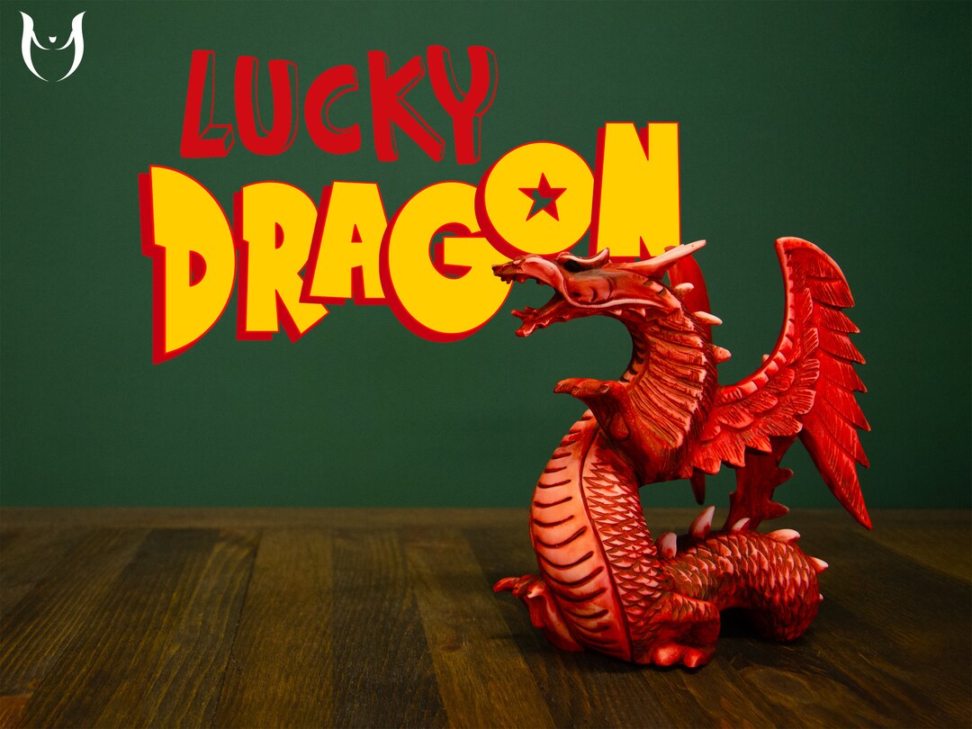 Lucky Dragon Statue Dragon Statue, Dragon Sculpture, Gift Dragon, Gift ...