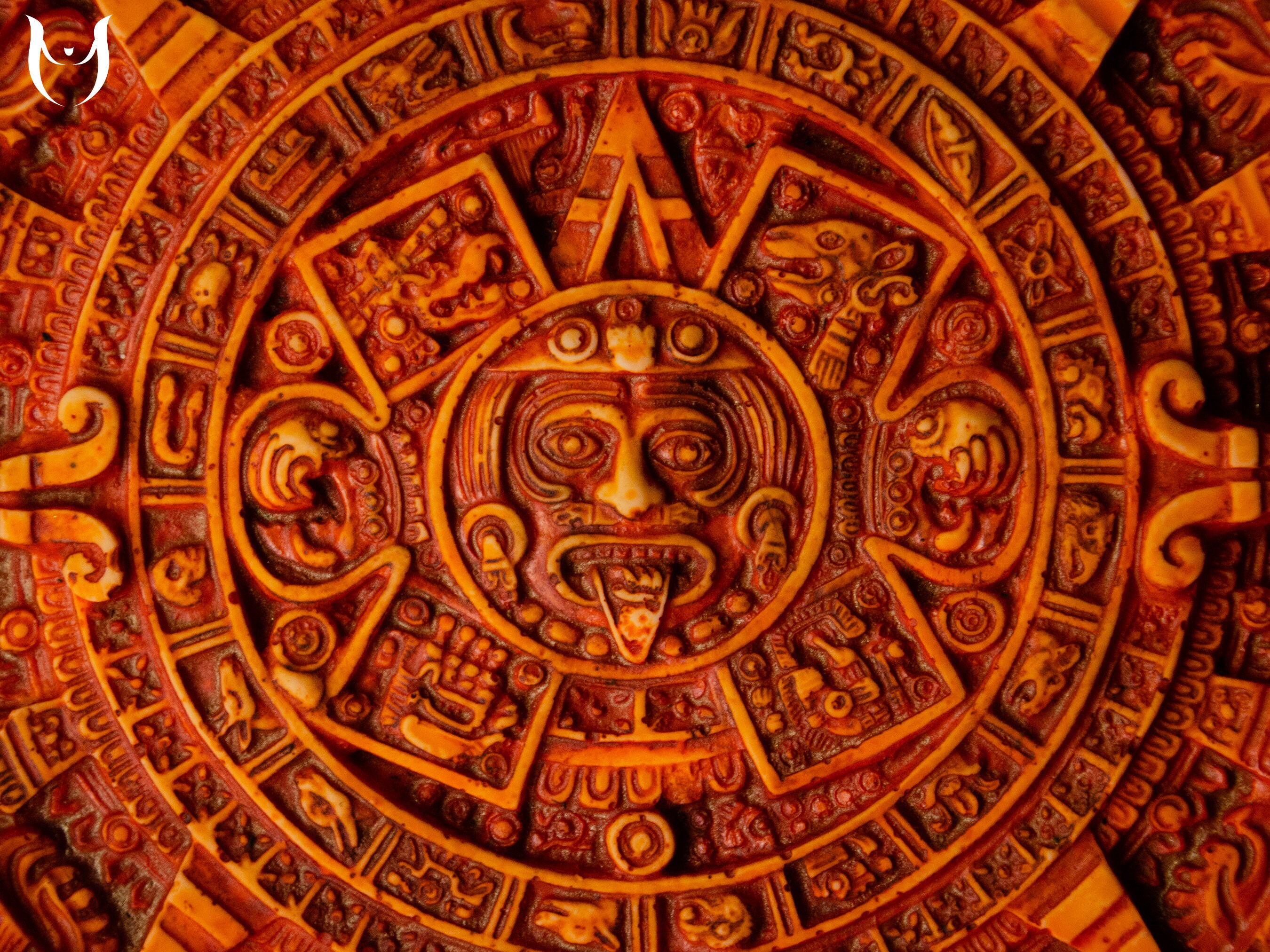 Aztec Calendar Wall Art Aztec Gift, Mayan Calendar, Gift Astrology ...