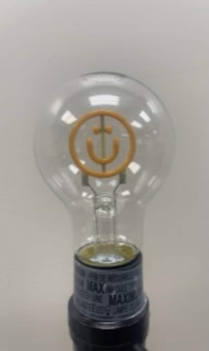 Smiley LED Bulb, TT-A60SML - Etsy