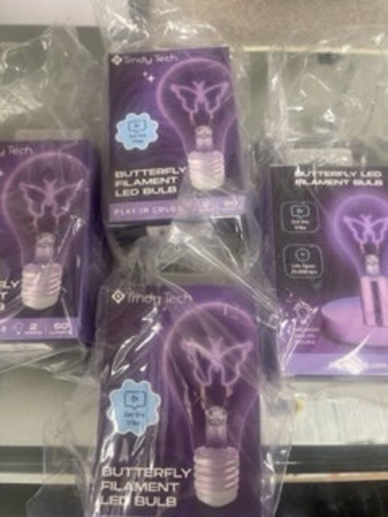 Butterfly LED Bulb, TT-A60BTR - Etsy