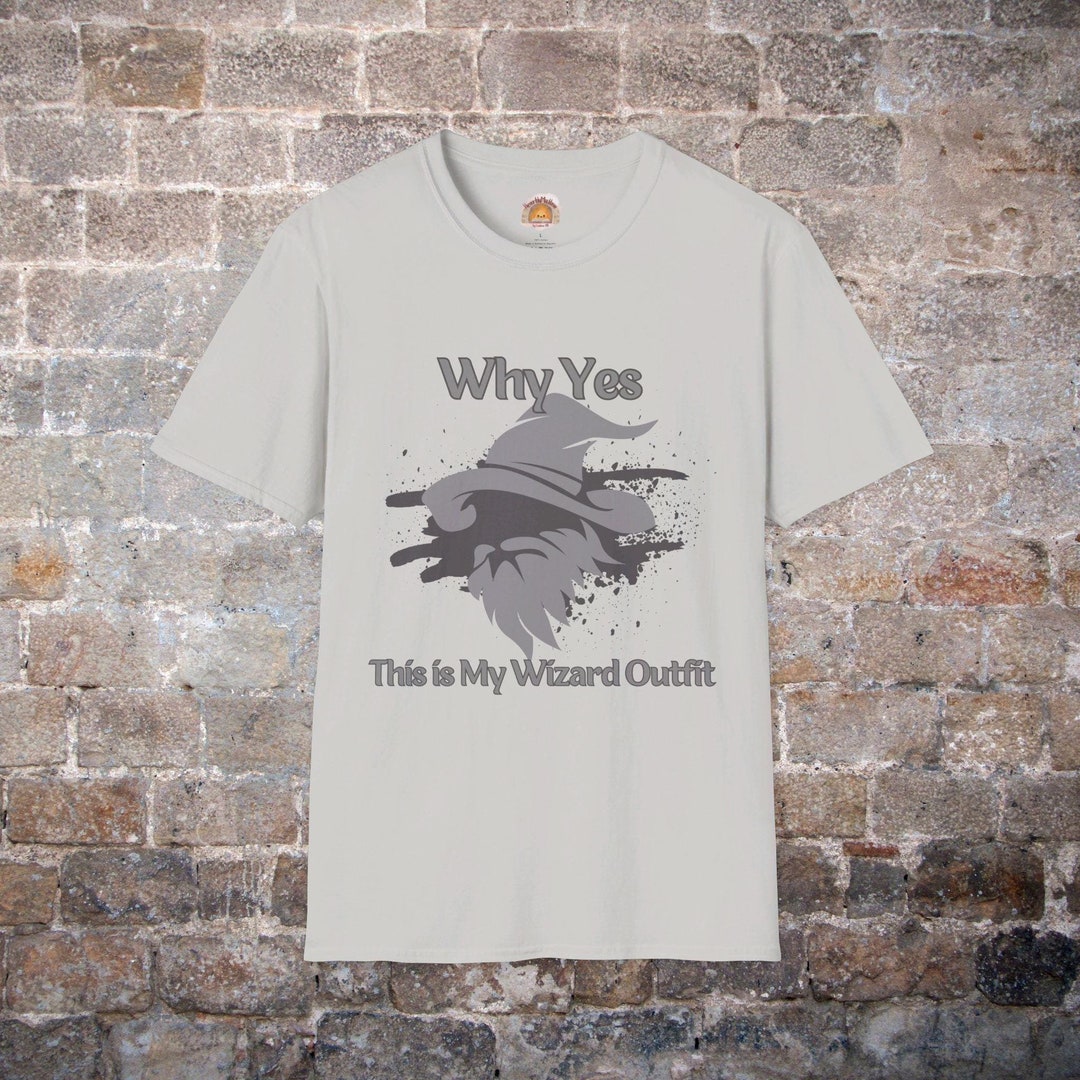 This is My... Shirt Wizard Outfit C Warm Gray Tshirt Nerdy Graphic Tee ...