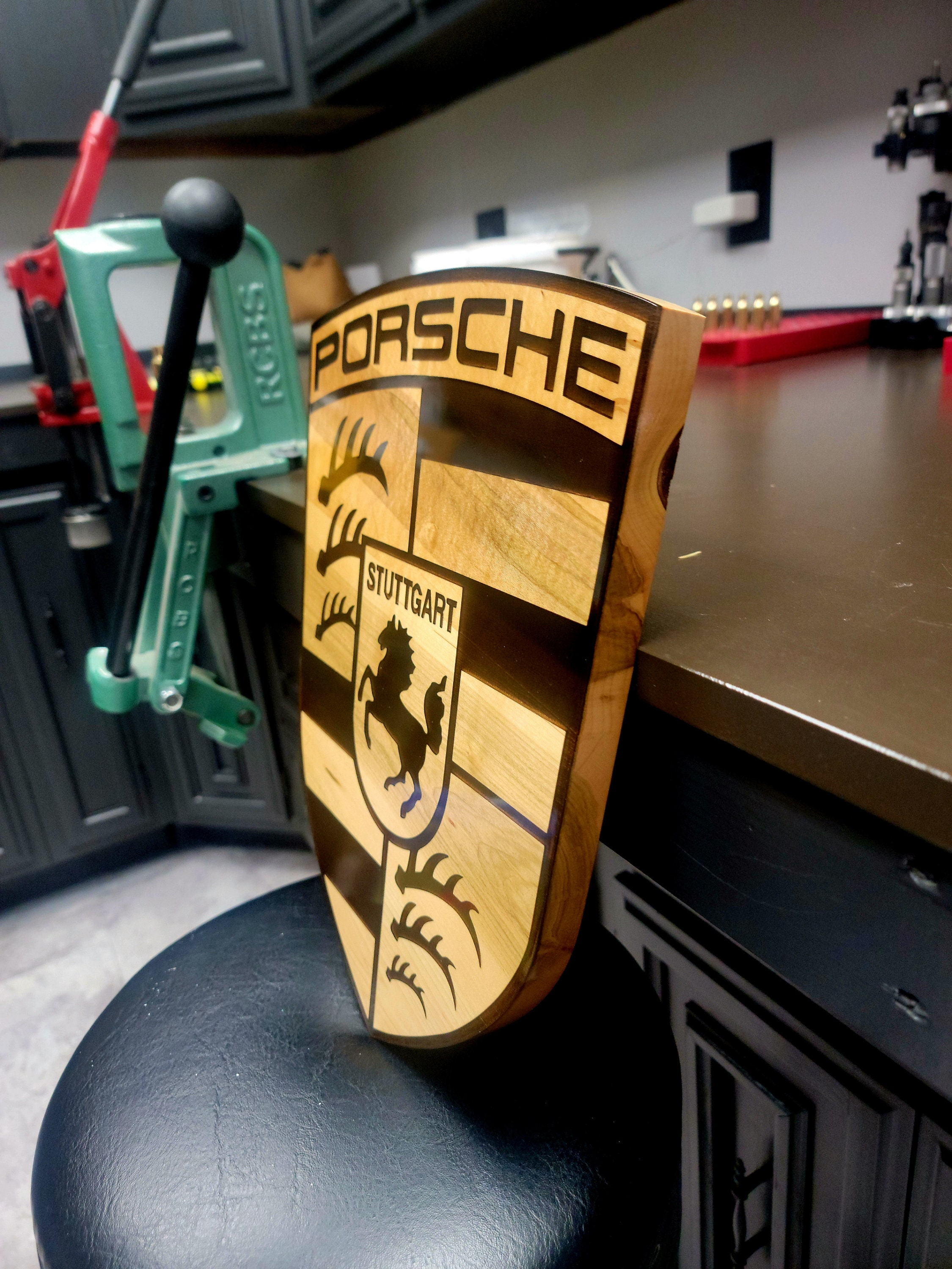 Custom Porsche Logo Wood Wall Art Ideal Gift for Him, Porsche Lover ...