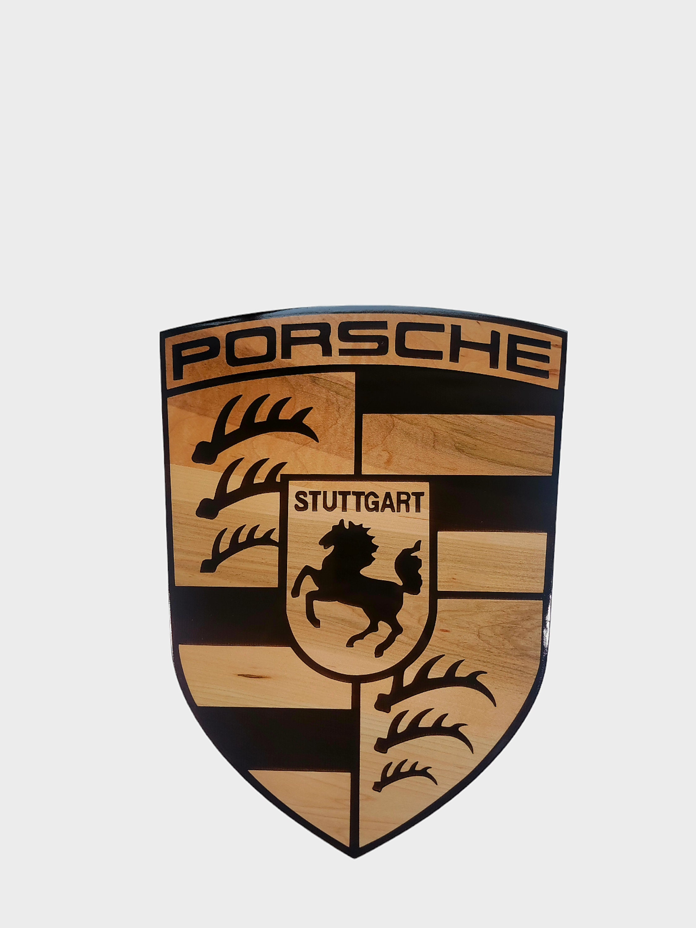 Custom Porsche Logo Wood Wall Art Ideal Gift for Him, Porsche Lover ...