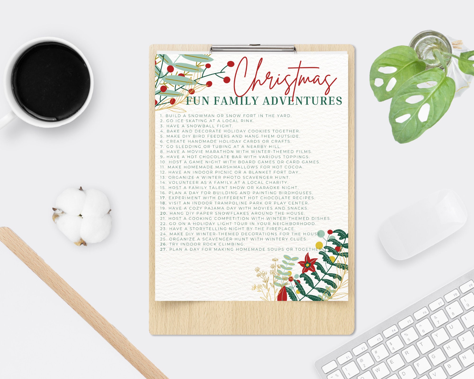 Christmas Fun Family Adventure Scavenger Hunt - Etsy