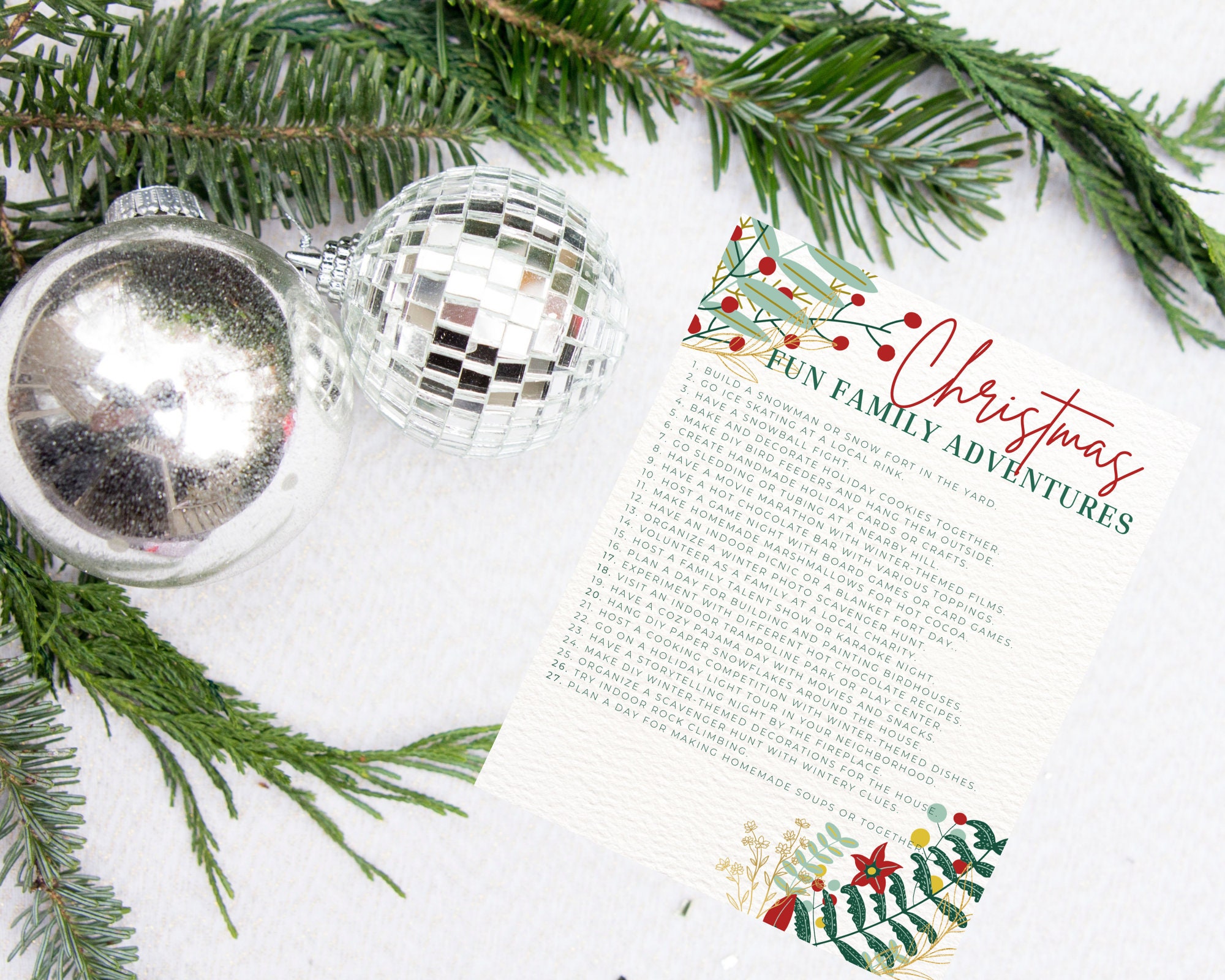 Christmas Fun Family Adventure Scavenger Hunt - Etsy