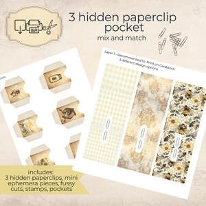Hidden Paperclips Printable, Bee Hidden Paperclip Bookmark, Bee Keeper ...