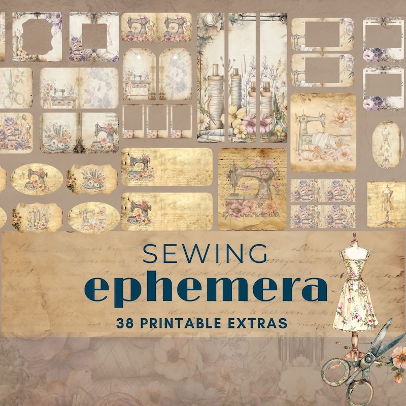 Junk Journal Ephemera - Etsy