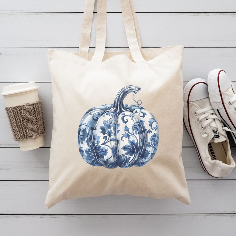 Toile Pumpkin Clipart Pack, Damask Fall Junk Journal Pngs, Fall ...