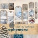 Junk Journal Kit Winter, Winter Junk Journal Printable Ephemera ...