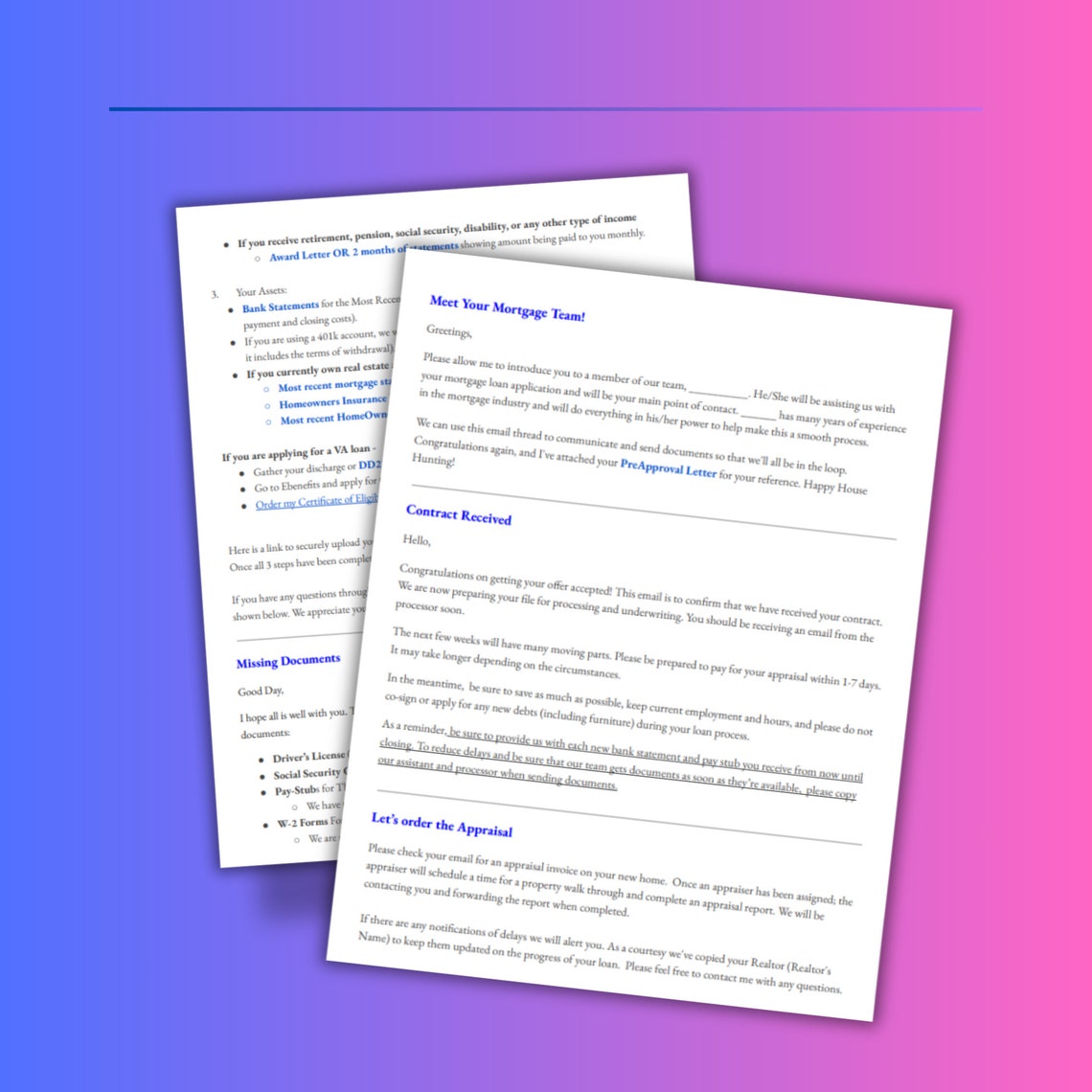 Over 30 Loan Officer Email Templates - Etsy