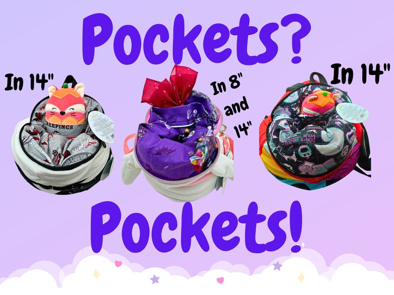 NIGHTMARE BEFORE CHRISTMAS Custom Squishmallow Backpack Or Crossbody nightmare-before-christmas-custom-squishmallow-backpack-or-crossbody