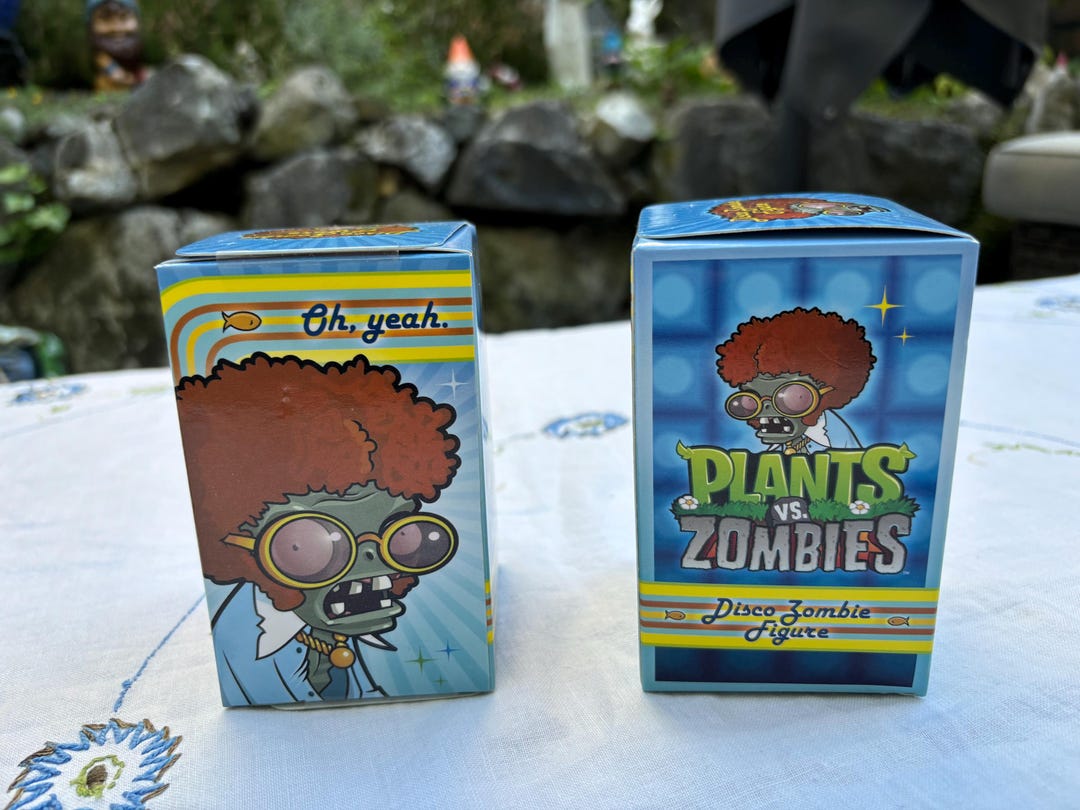 Pvz Disco Zombie Figurine - Etsy