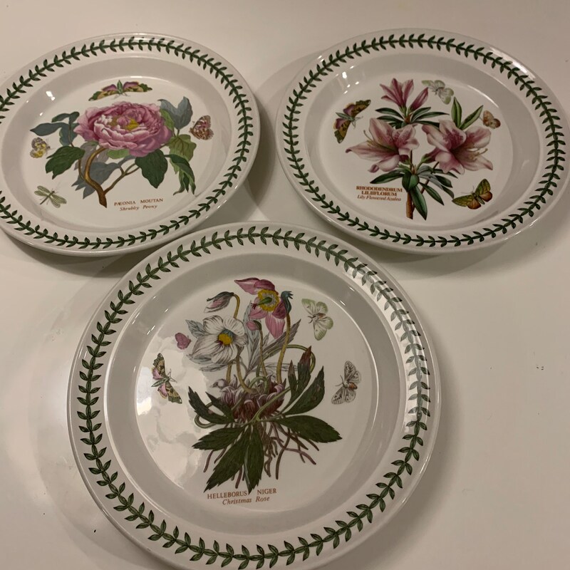 Botanical Plates - Etsy