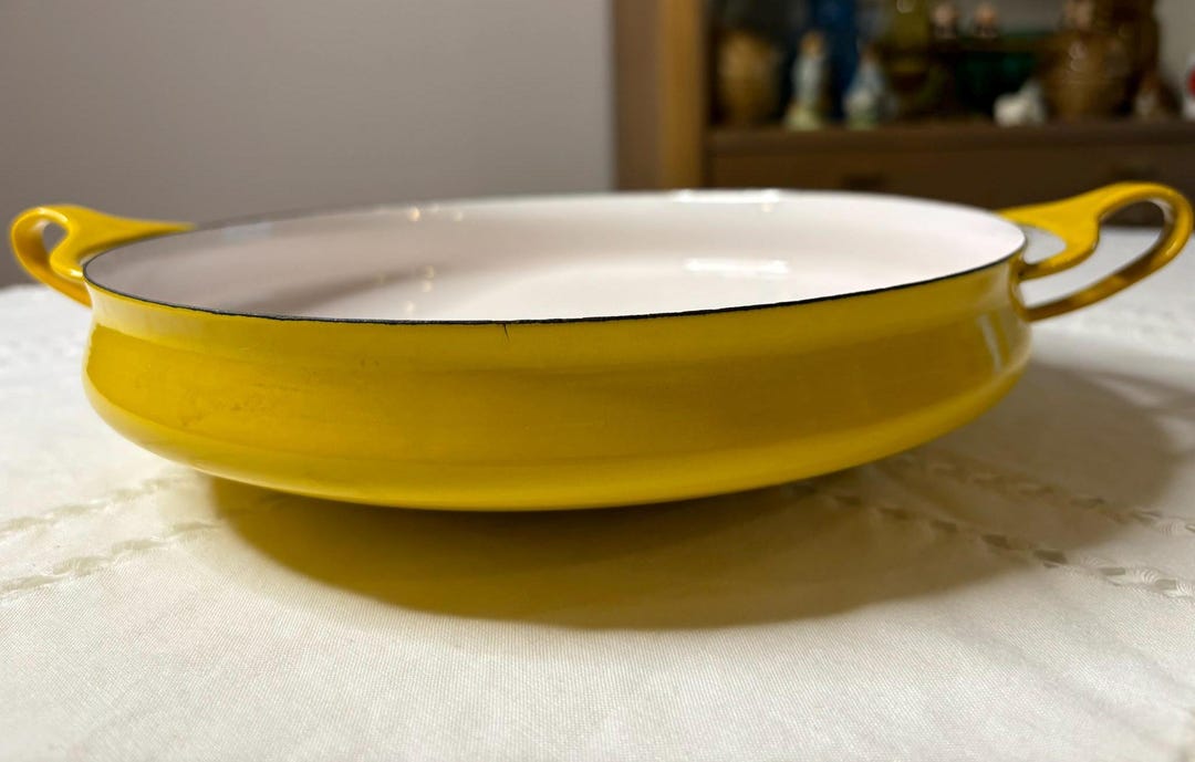 Dansk Kobenstyle Paella Pan - Vintage Danish Enamel Cookware - Etsy