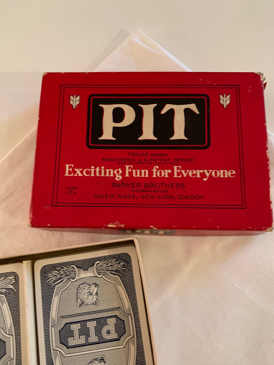 Vintage Pit Card Game by Parker Brothers - Etsy