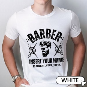 Personalized Barber Shirt, Custom Barber Sweater, Gift for Barber ...