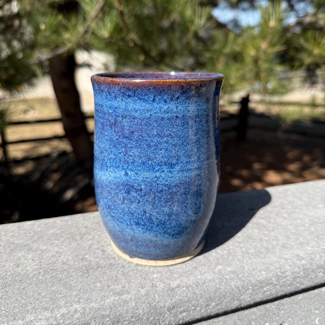 Indigo Cup #2 - Handmade Ceramic Cup - Etsy