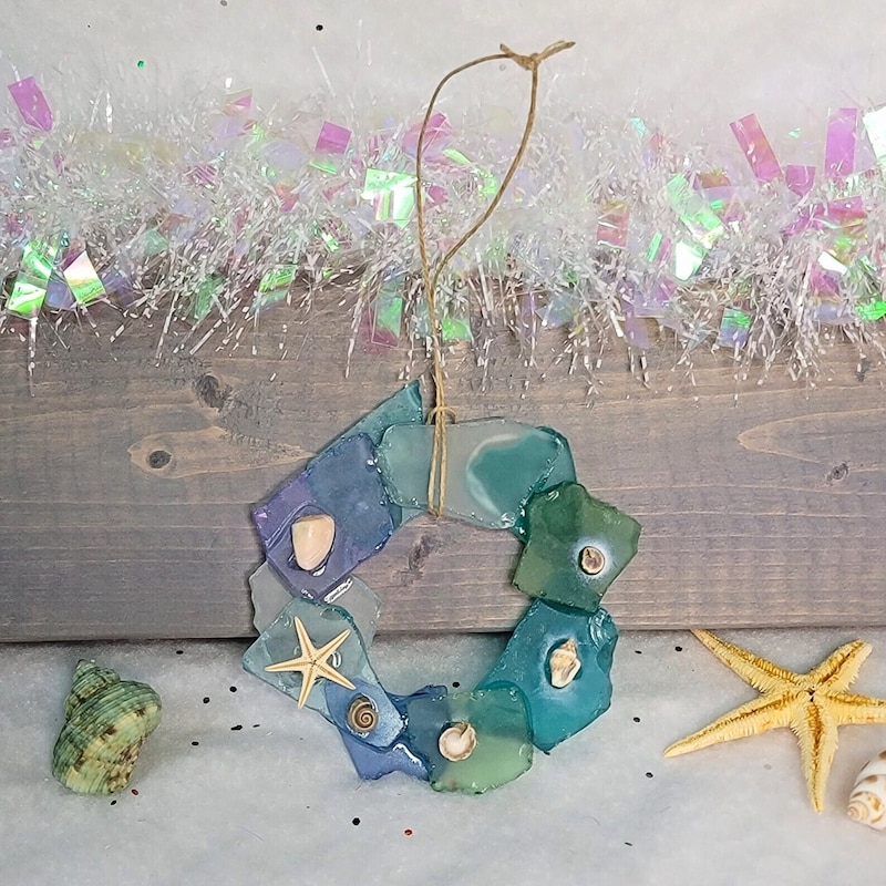 Sun Catcher Glass Blue - Etsy