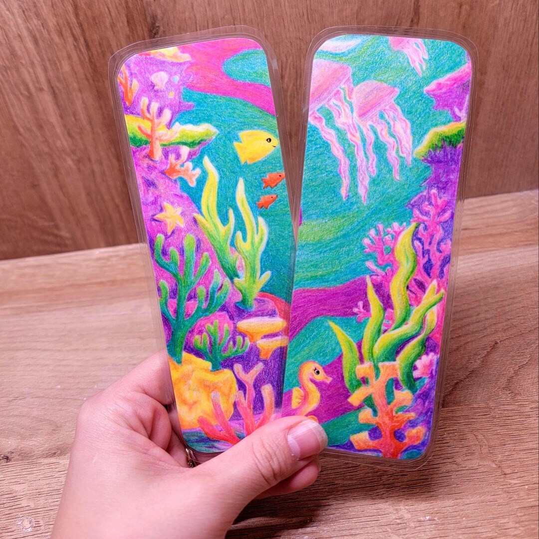 Handmade Bookmarks, Under the Sea Bookmarks - Etsy