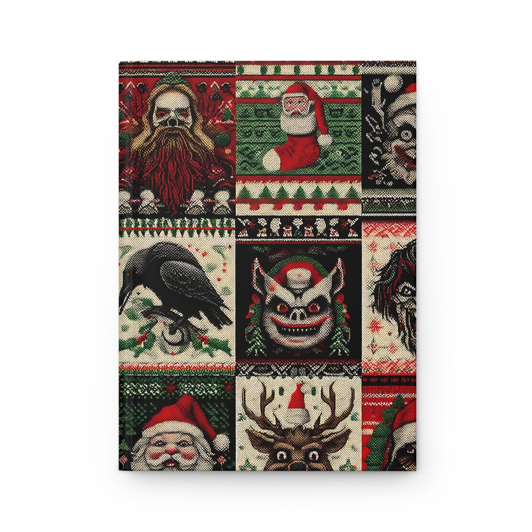Krampus Demonic Pattern Grimoire Gothic Horror Christmas - Etsy