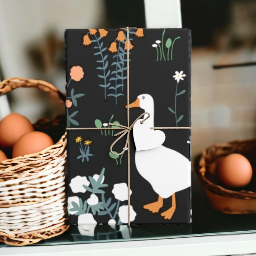 Wildflower Meadow Wrapping Paper, Mother Goose Storybook Gift Wrap, Eco ...