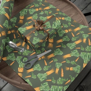 Wild Carrot Wrapping Paper: Eco-friendly Rustic Garden Gift Wrap - Etsy