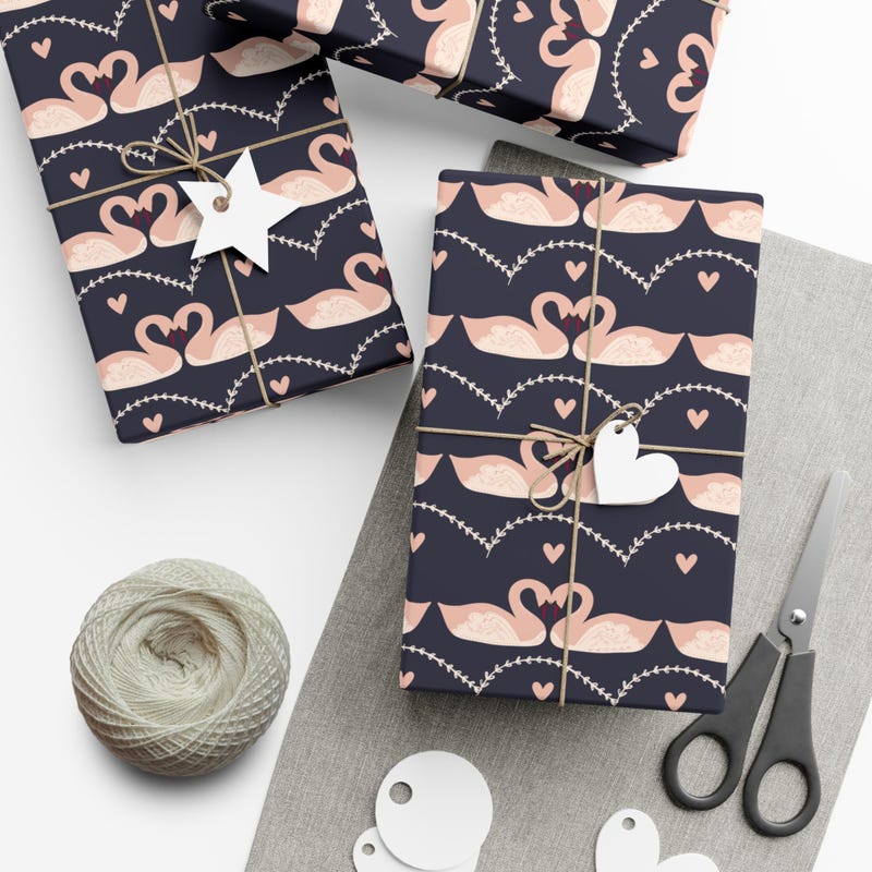 Romantic Wrapping Paper - Etsy