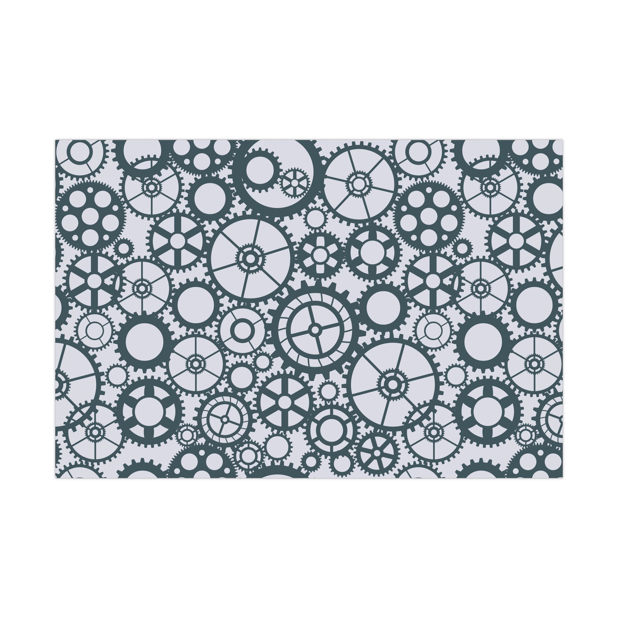 Auto Mechanic Gift Wrap, Car Parts Wrapping Paper, Industrial Wheels ...