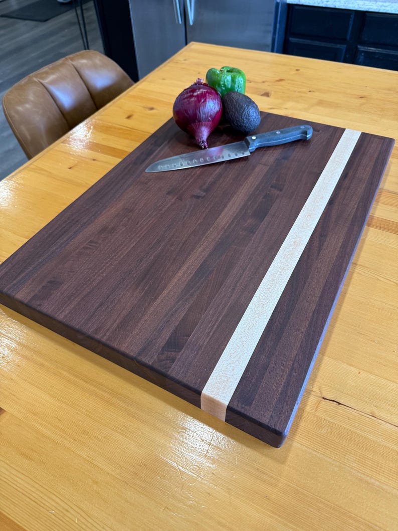 Black Walnut Cutting Board 23" X 16” - Etsy