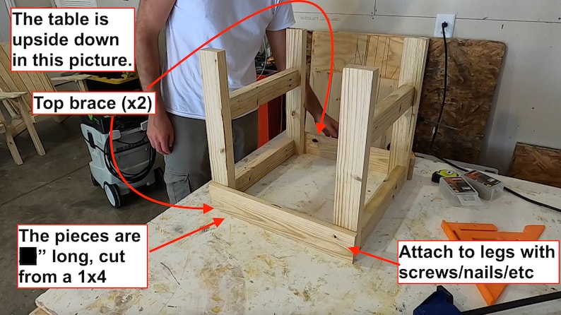 DIY Outdoor Patio Table Digital Plans - Etsy