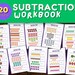 Math Subtraction Worksheets for Preschool to Kindergarten - 20 Pages ...