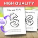 Printable Numbers Coloring Pages, Monster Themed Coloring Pages for ...